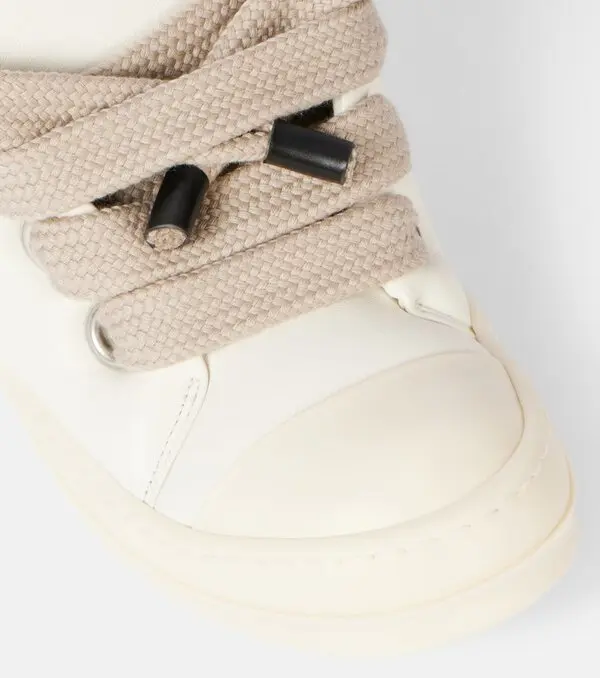 Rick Owens Jumbolace Leather Sneakers