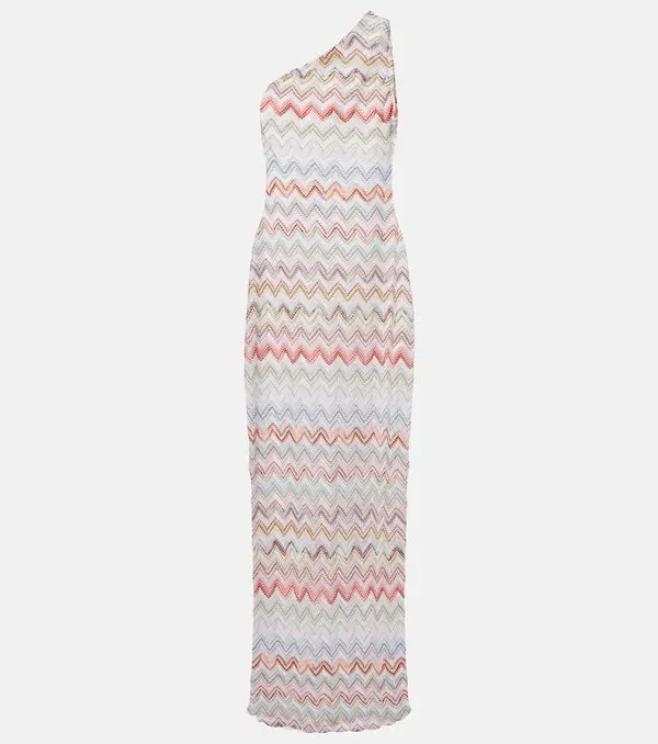 Missoni Zigzag Crochet Maxi Dress - Multicoloured