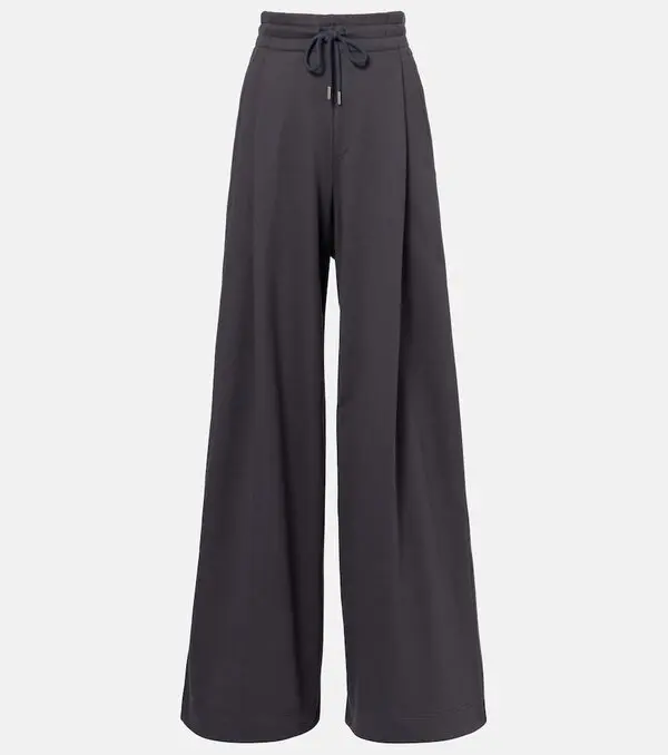 Dries Van Noten Cotton Jersey Sweatpants - Grey