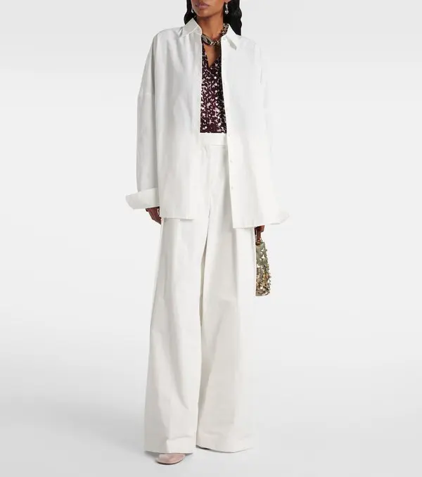 Dries Van Noten Oversized Shirt - White