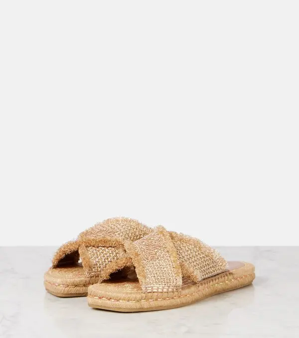 JIMMY CHOO Aciel Espadrille Slides