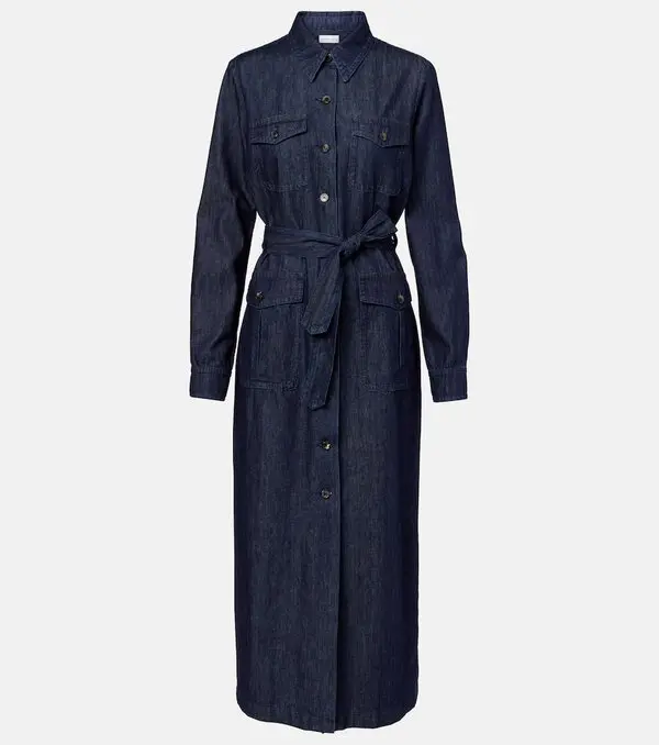 Dries Van Noten Denim Shirt Dress - Blue