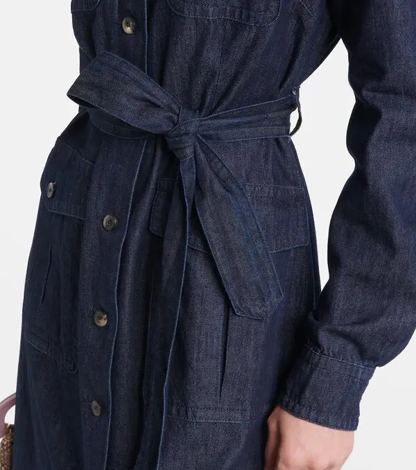 Dries Van Noten Denim Shirt Dress