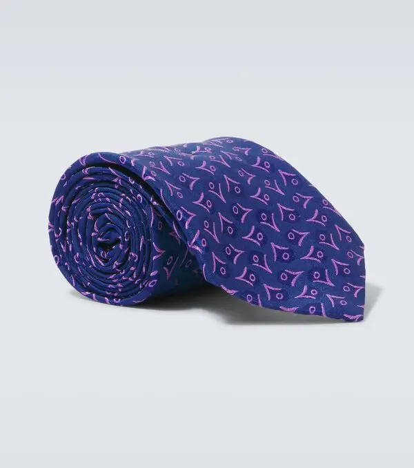 Charvet Silk Jacquard Neck Tie - Multicoloured