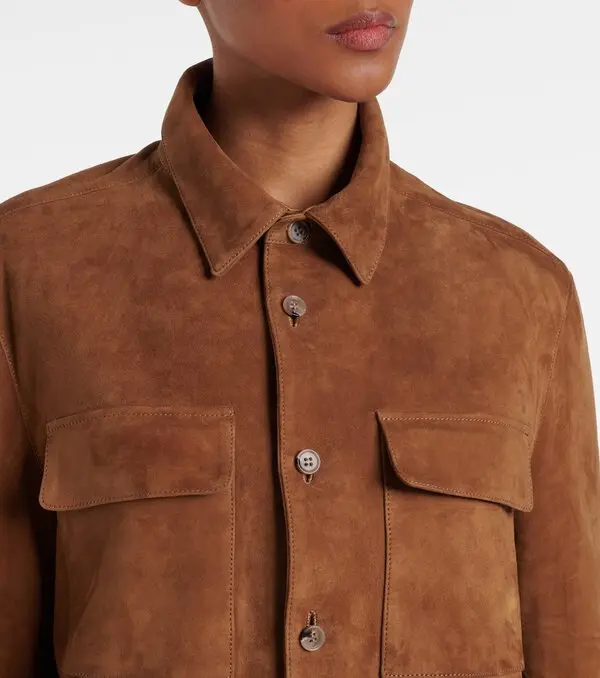 Nour Hammour Jude Suede Shirt