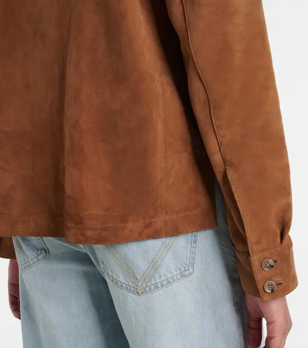Nour Hammour Jude Suede Shirt
