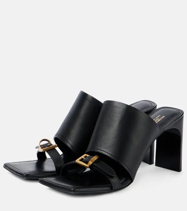Balenciaga Bel Air 80 Leather Sandals