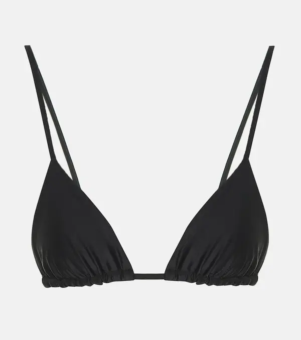 Jade Swim Bikini Top - Black