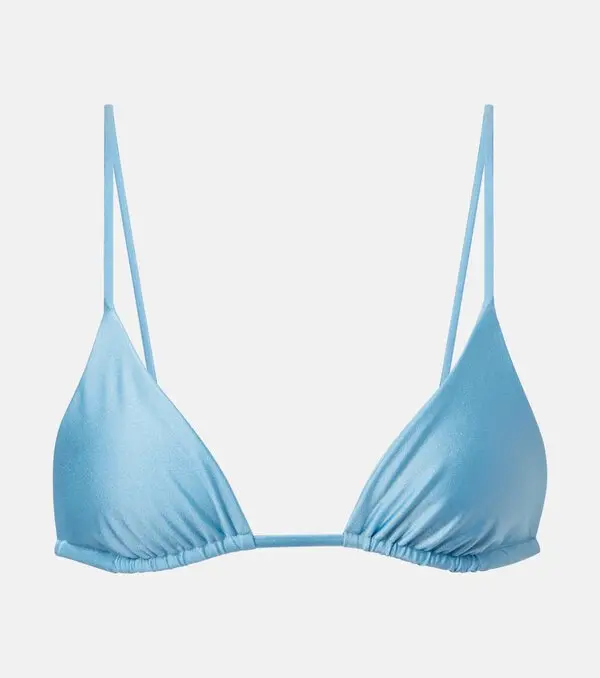 Jade Swim Via Bikini Top - Blue