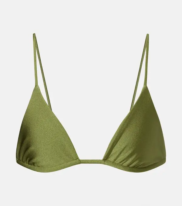 Jade Swim Via Bikini Top - Green