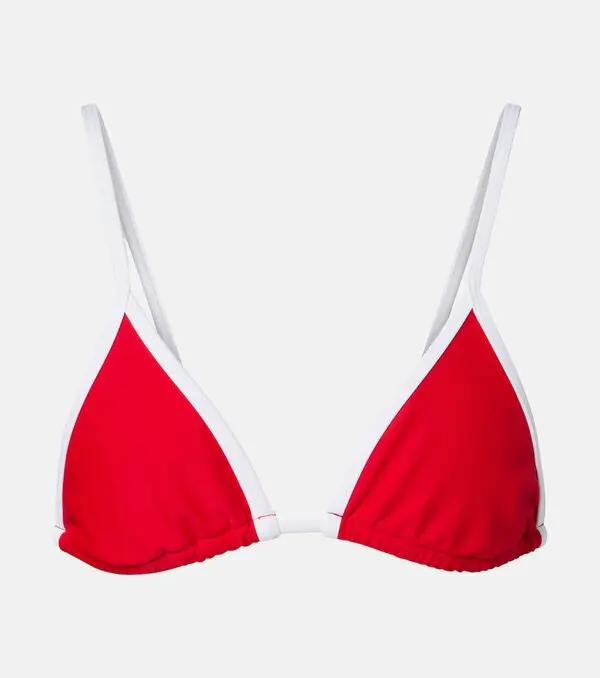 Jade Swim Via Bikini Top - Red