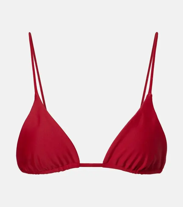 Jade Swim Via Bikini Top - Red