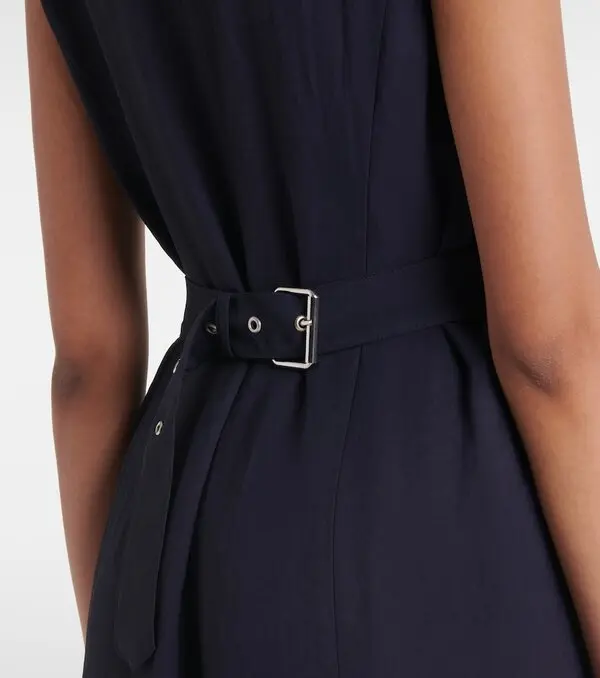 Dries Van Noten Gabardine Midi Dress