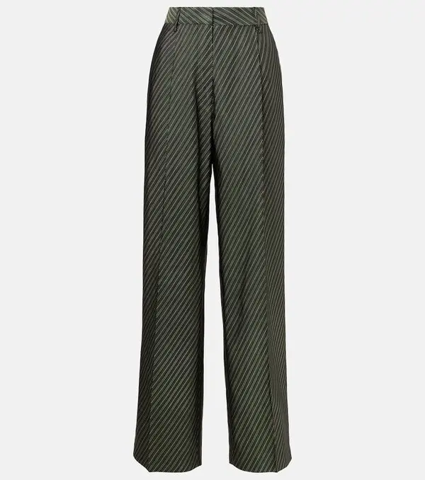Dries Van Noten Striped Wide-leg Pants