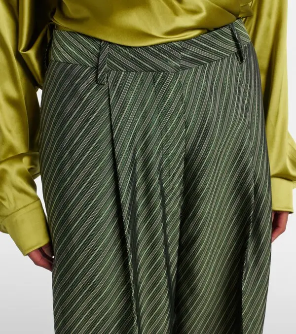 Dries Van Noten Striped Wide-leg Pants