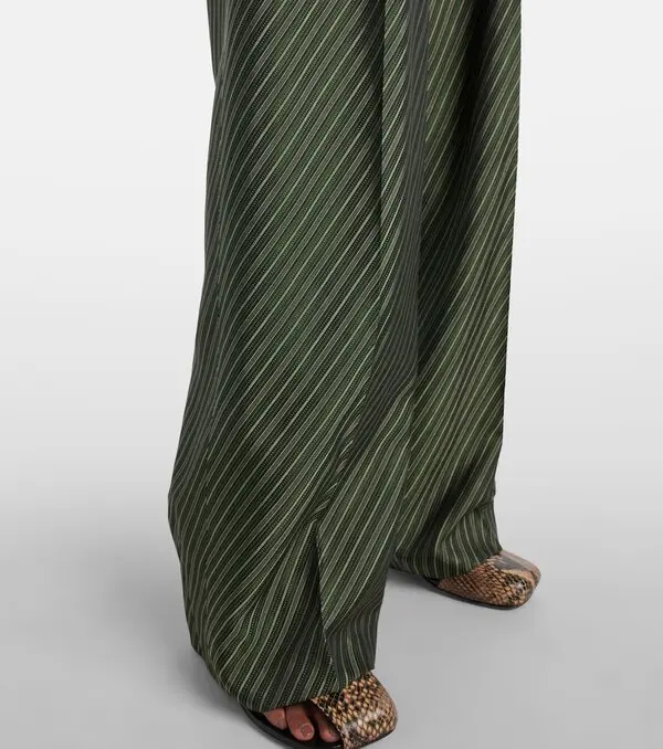 Dries Van Noten Striped Wide-leg Pants