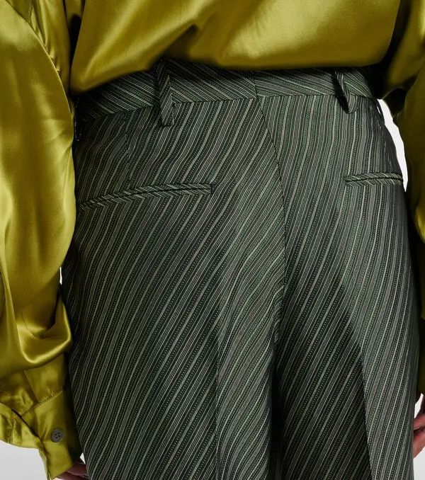 Dries Van Noten Striped Wide-leg Pants