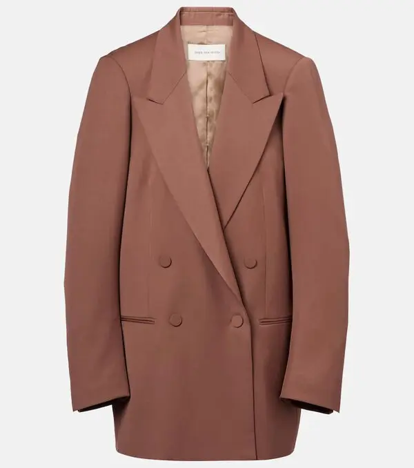 Dries Van Noten Oversized Wool Blazer