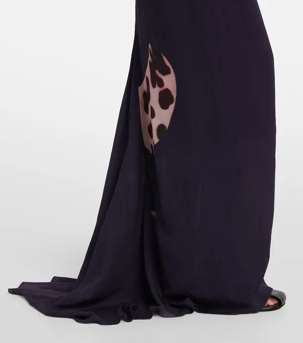 Dries Van Noten Printed Maxi Skirt