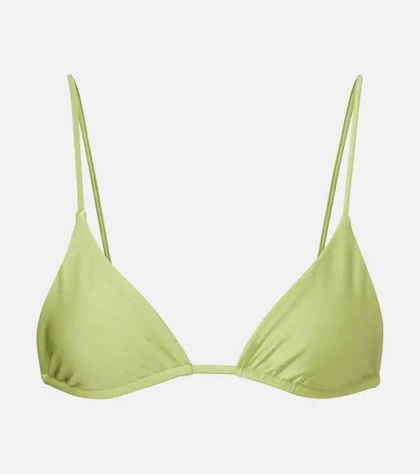 Jade Swim Via Bikini Top - Green