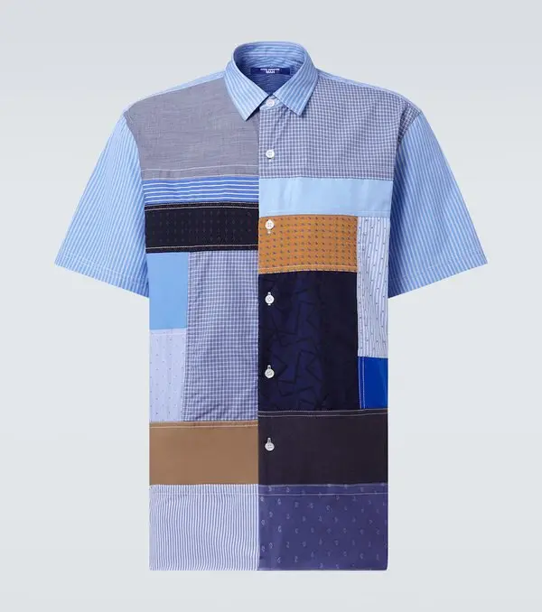 Junya Watanabe Patchwork Cotton Shirt - Multicoloured