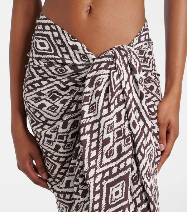 Melissa Odabash Pareo Printed Beach Cover-up