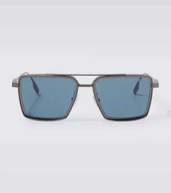 Zegna Square Sunglasses - Black