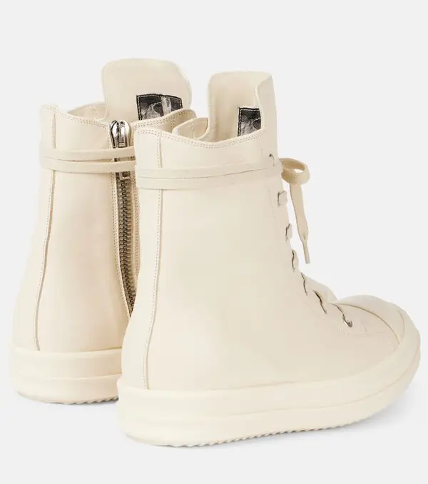 Rick Owens Leather Sneakers