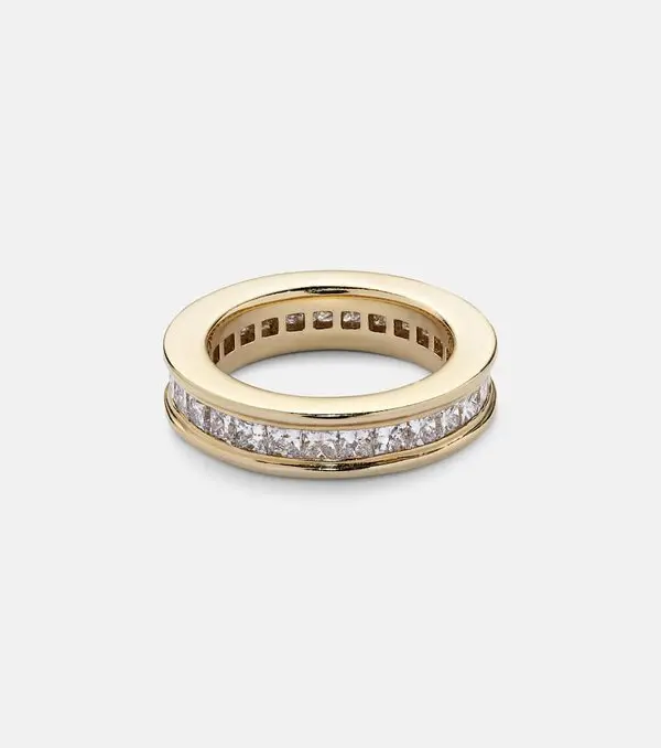 OCTAVIA ELIZABETH Ivy Eternity 18kt Ring With Diamonds - Gold