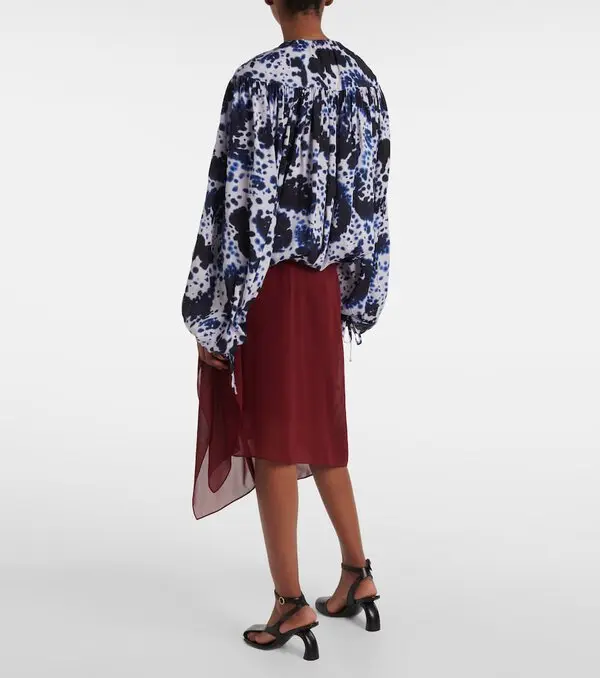 Dries Van Noten Printed Blouse - White