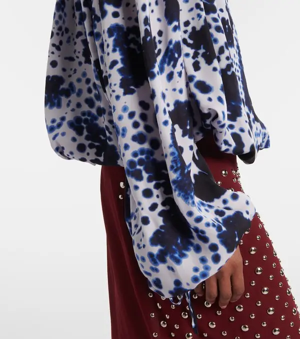 Dries Van Noten Printed Blouse - White