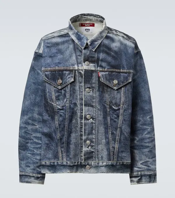 Junya Watanabe X Levi's® Printed Denim Jacket - Blue
