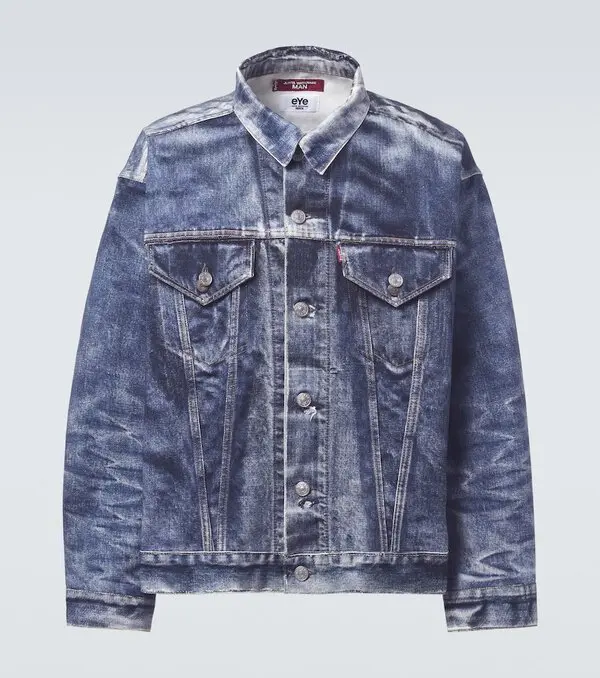 Junya Watanabe X Levi's® Printed Denim Jacket - Blue