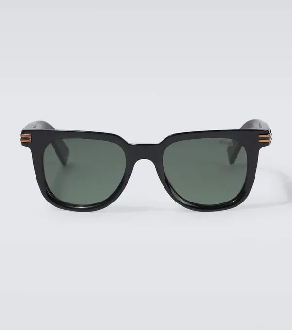 Zegna Square Frame Sunglasses - Black