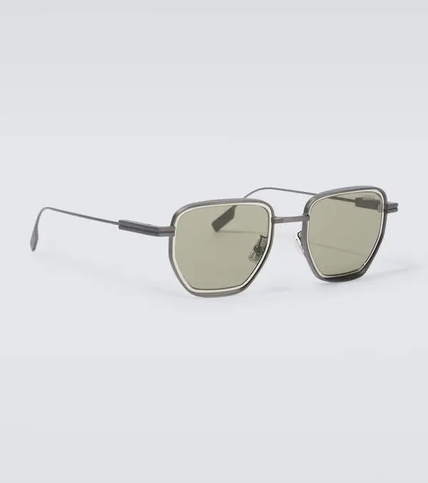 Zegna Square Sunglasses - Black