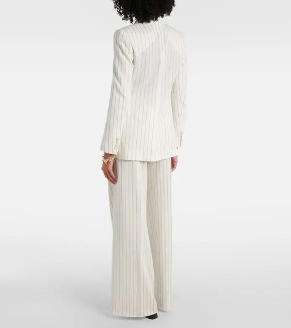 Max Mara Jadi Striped Blazer - Neutrals