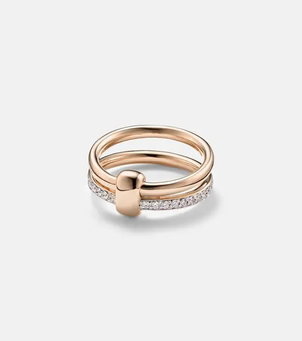 Pomellato Together 18kt Rose Gold Diamond Ring - Pink