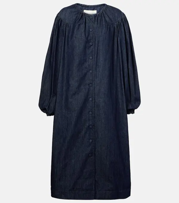 Dries Van Noten Denim Coat - Blue