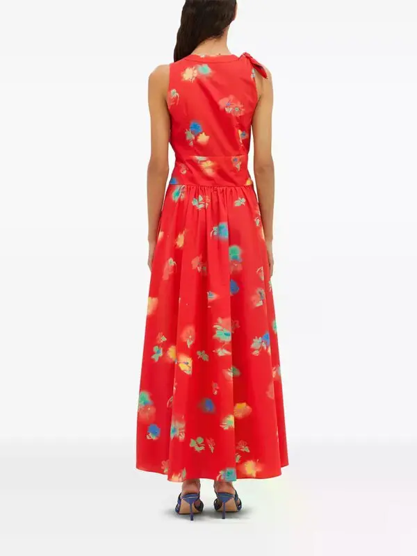 MSGM Printed Maxi Dress