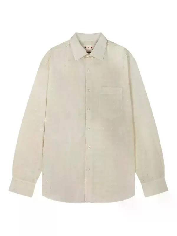 Marni Geometric-jacquard Shirt