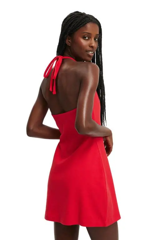 zimmermann high tide halter dress Zimmermann High Tide Halter Mini Dress Navy / Size 6-8 main image 0