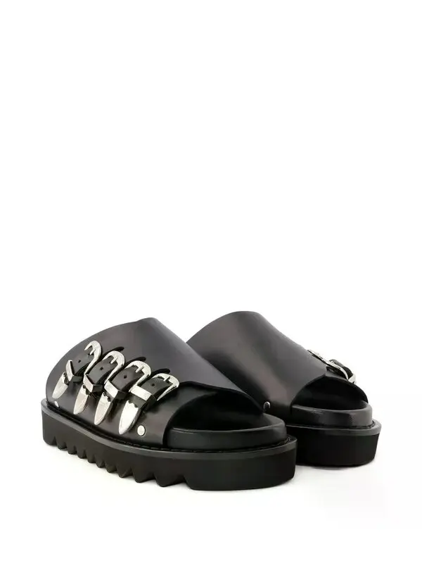 Toga Buckle-embellished Slides