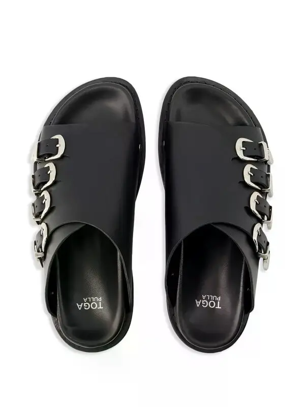 Toga Buckle-embellished Slides
