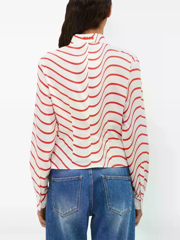 MSGM Printed Blouse
