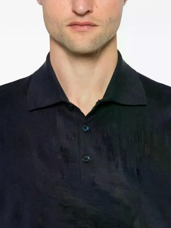 Brunello Cucinelli Cotton Polo Shirt - Blue