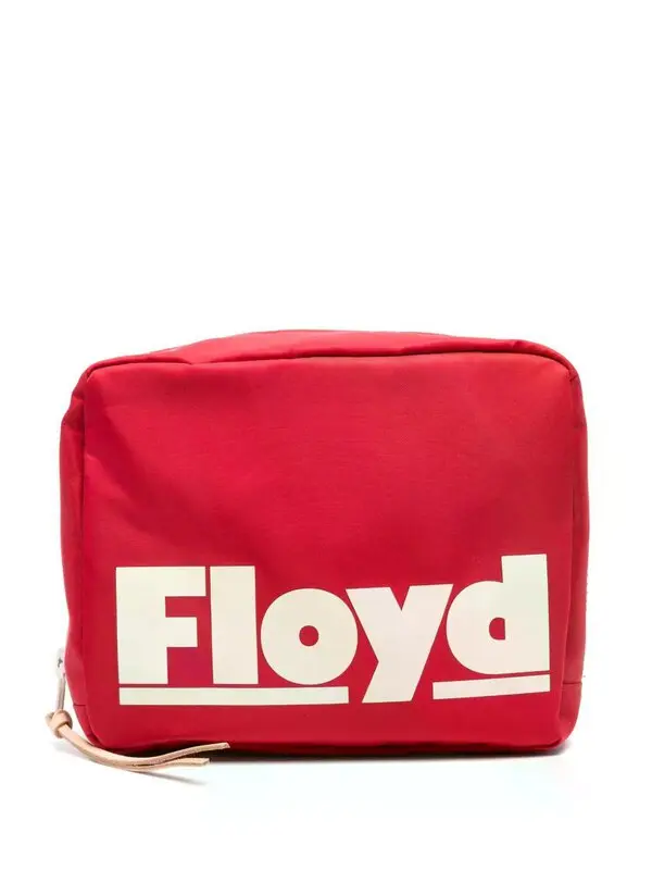 FLOYD Logo-print Wash Bag - Red