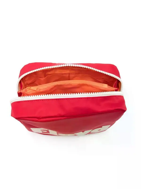 FLOYD Logo-print Wash Bag - Red