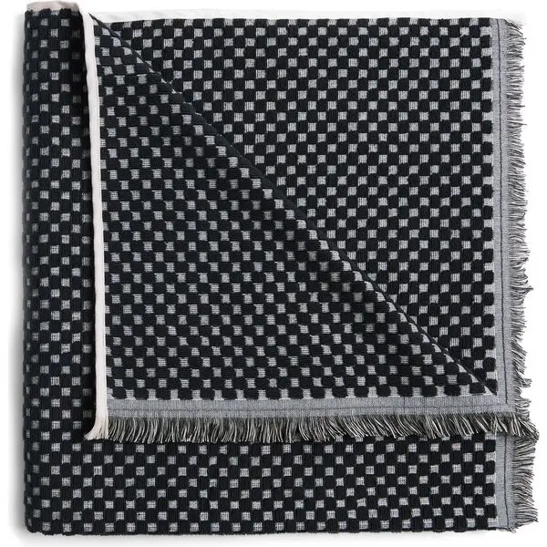 PARACHUTE Riviera Organic Cotton Beach Towel - Soft Black