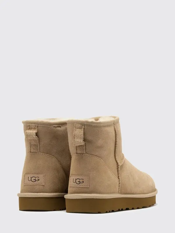 UGG Classic Mini Ii Suede Ankle Boots - Nude