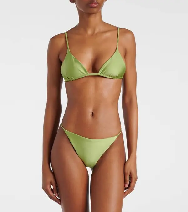 Jade Swim Bare Minimum Bikini Bottom - Green